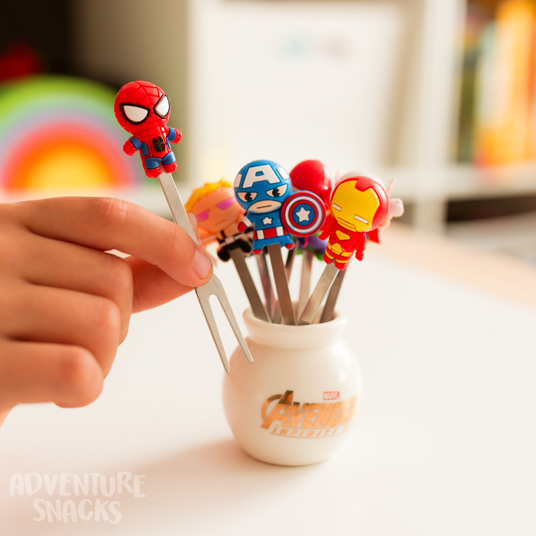 Super Hero Food Forks (8 Pieces) – Adventure Snacks