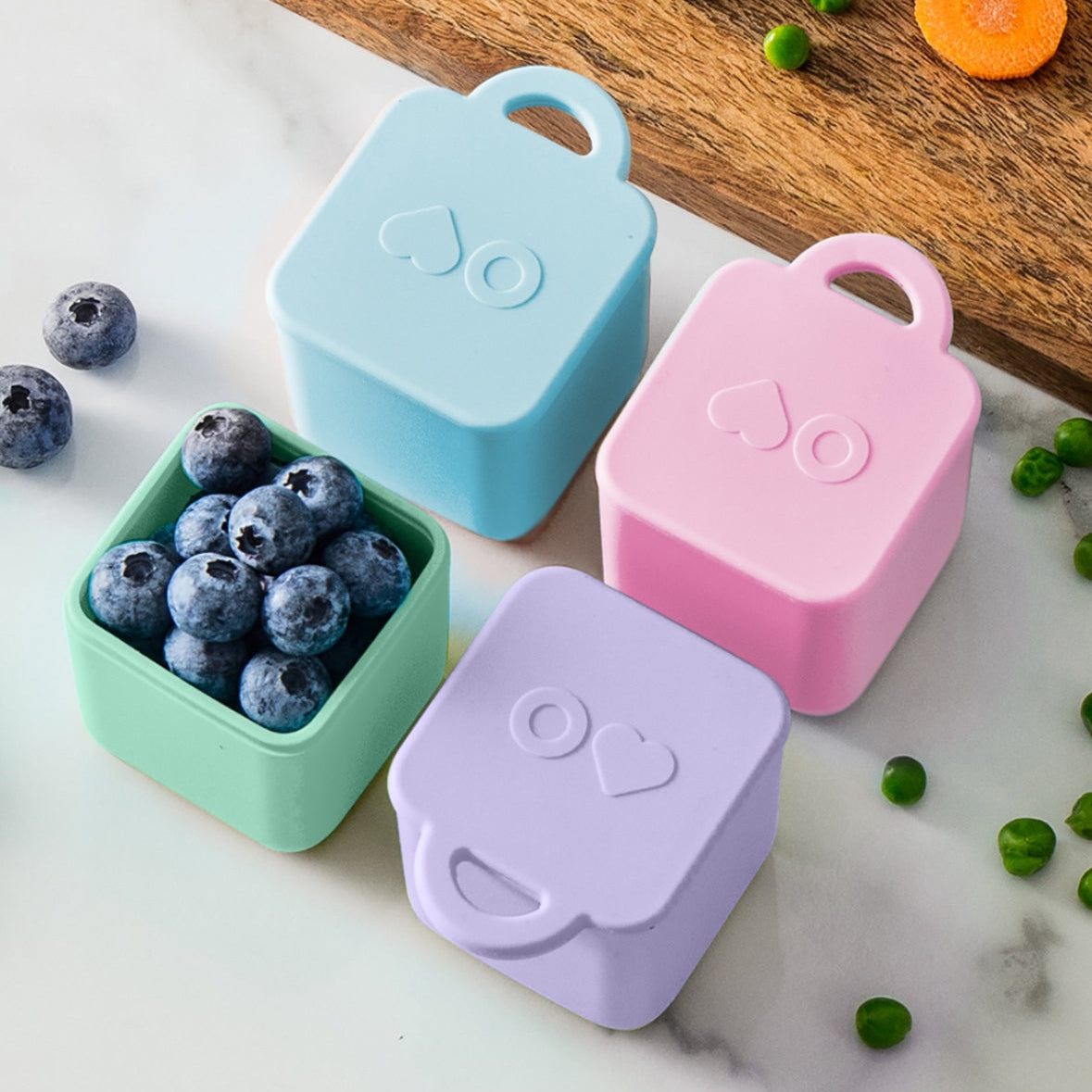 OmieBox V2 Silicone Dip Containers - 2 Pack – Adventure Snacks