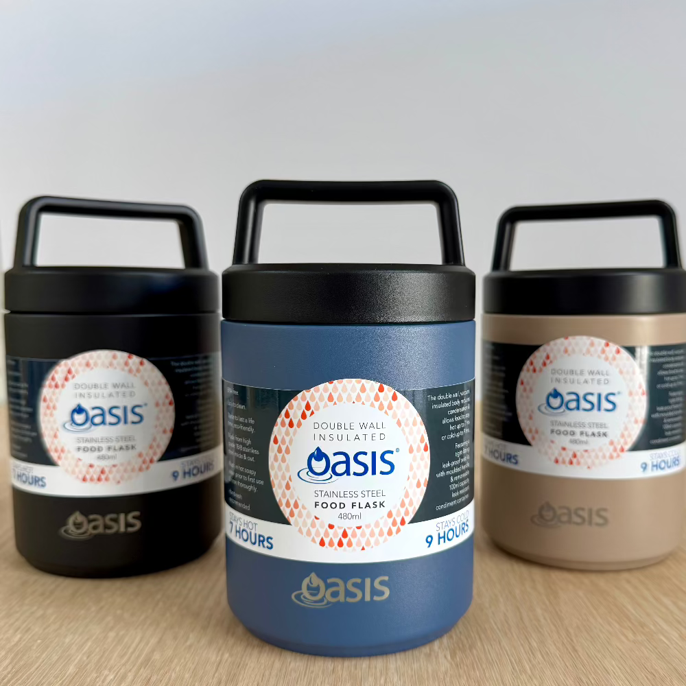 Oasis Insulated Food Flask - 480ml – Adventure Snacks