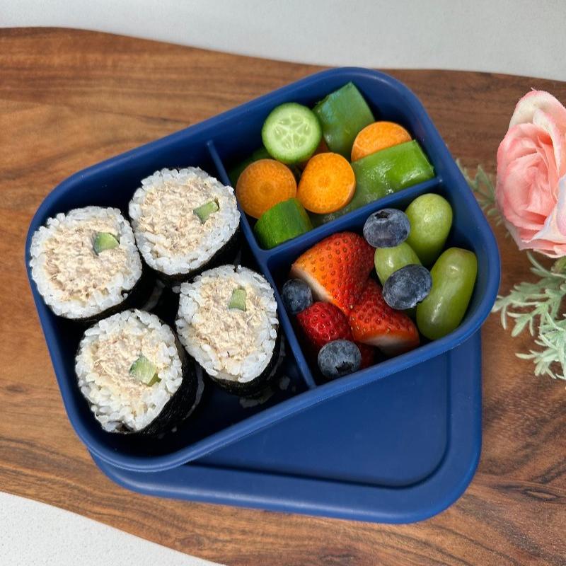 Adventure Snacks Silicone Lunchbox - 3 Compartment