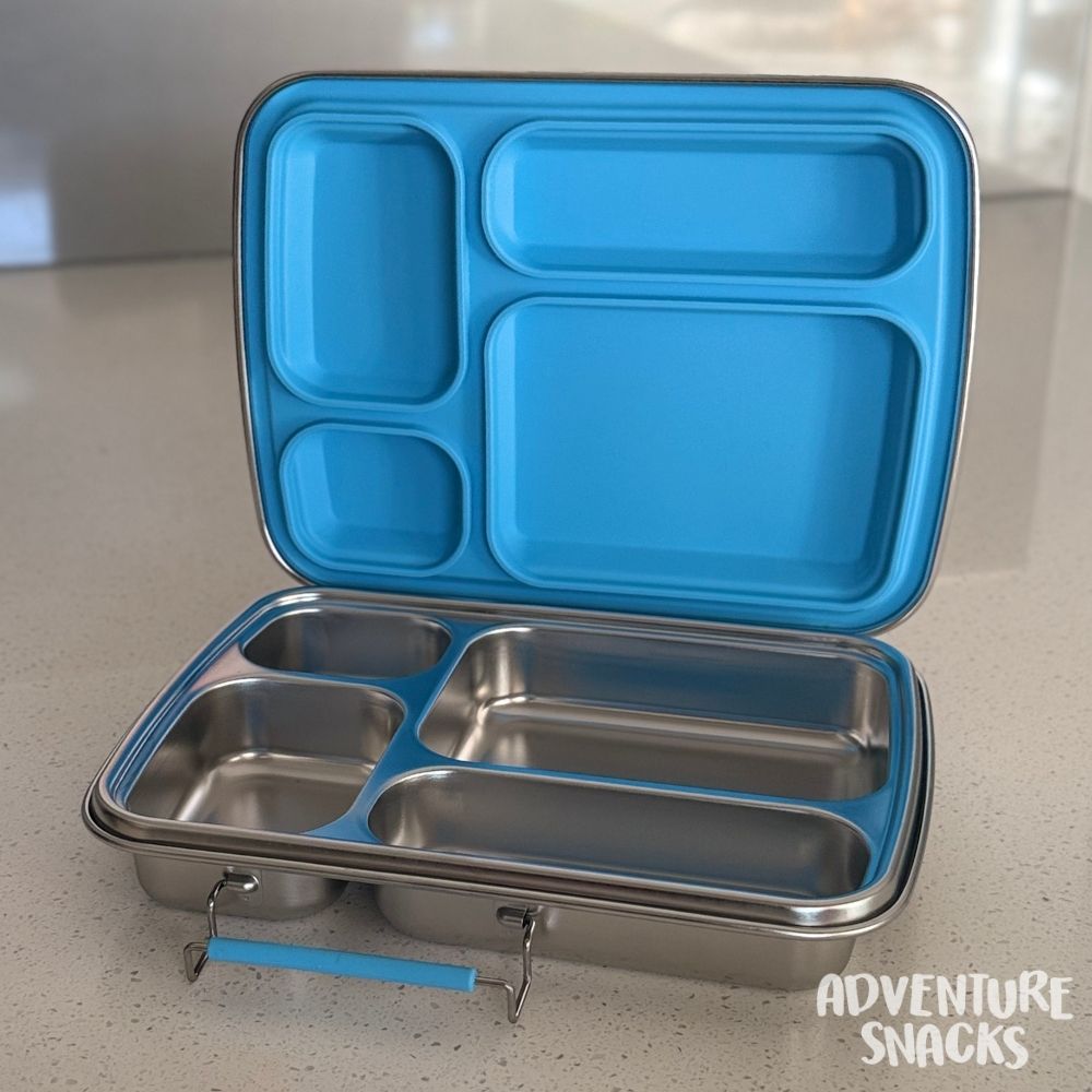 Adventure Snacks Stainless Steel Lunch Box - 4 Compartment