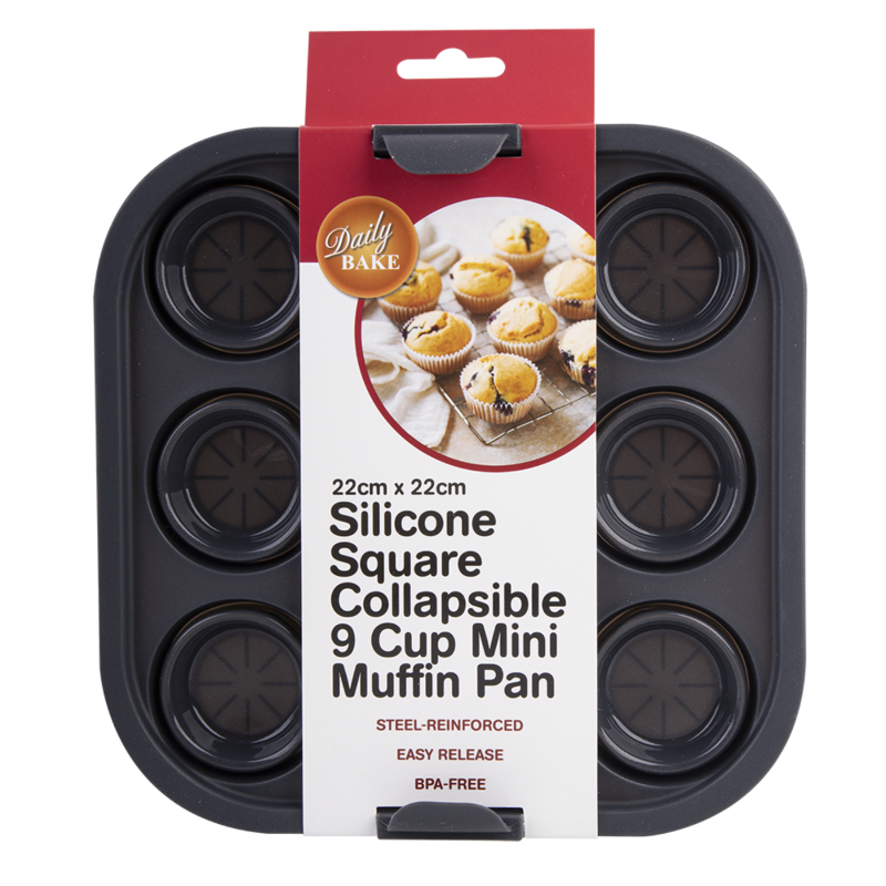 Silicone Square Air Fryer Mini Muffin Tray – Adventure Snacks