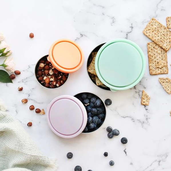 Ever Eco Round Nesting Containers - 3 Piece Set - Spring Pastels ...